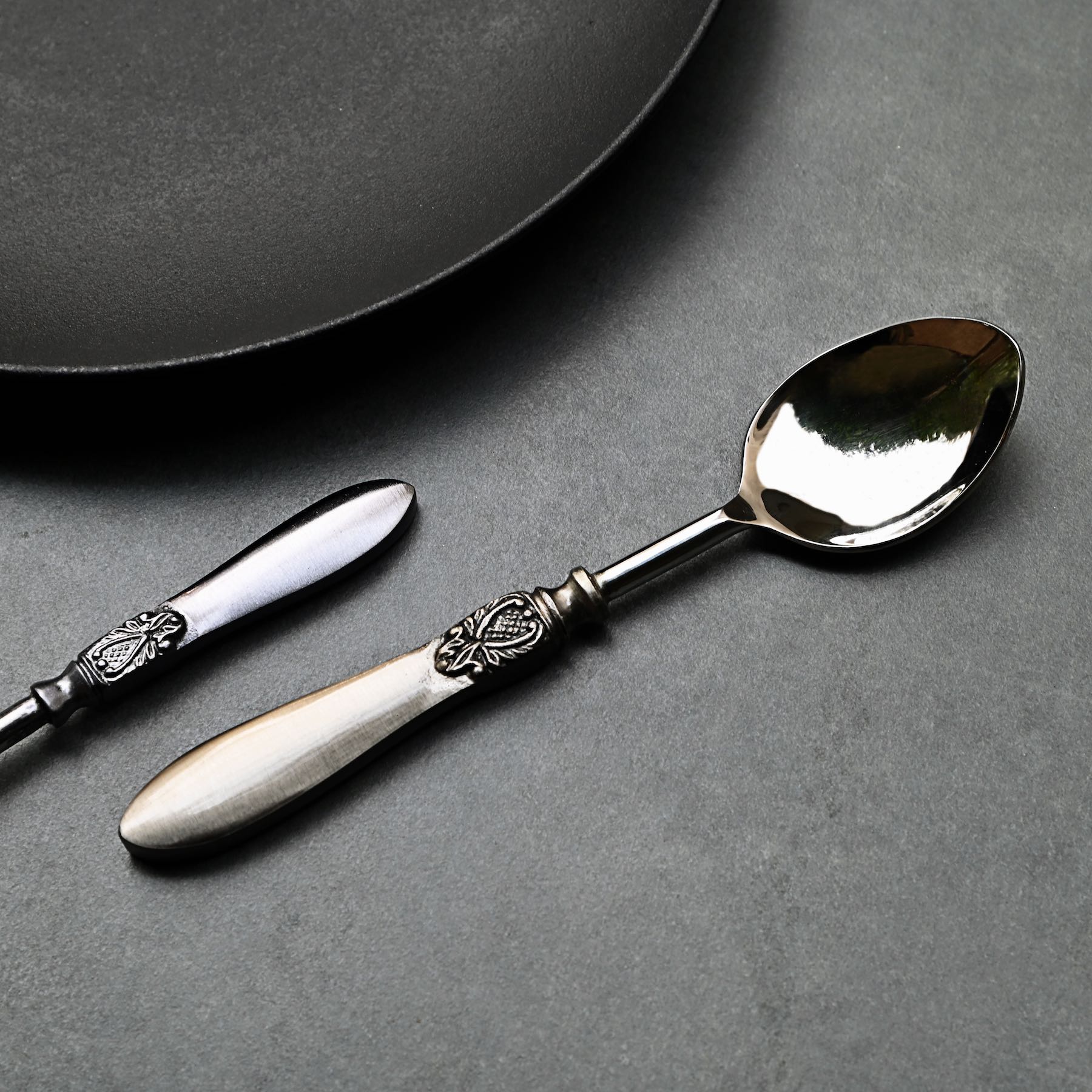 Heritage Table Spoon made of Brass and Steel – Mora Taara