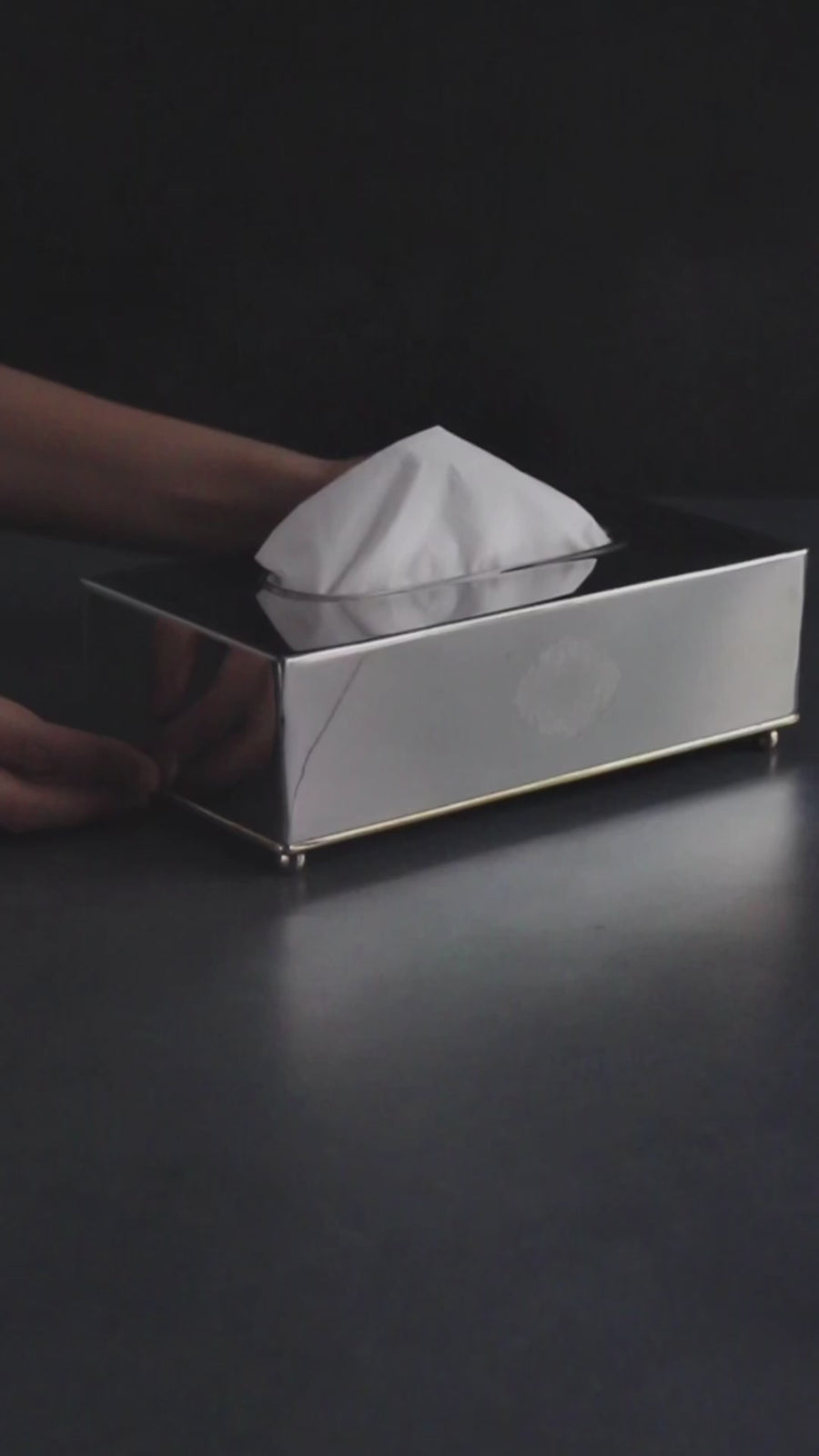 Steel & Brass Tissue Box For Home & Office – Mora Taara